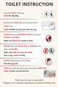 How to use toilet instructions – Gurukrupa Art