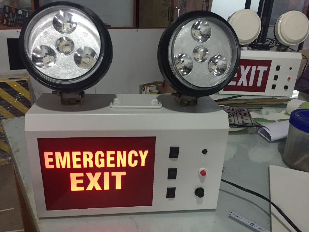 EMERGENCY LIGHT WITH FIRE ALARM – Gurukrupa Art